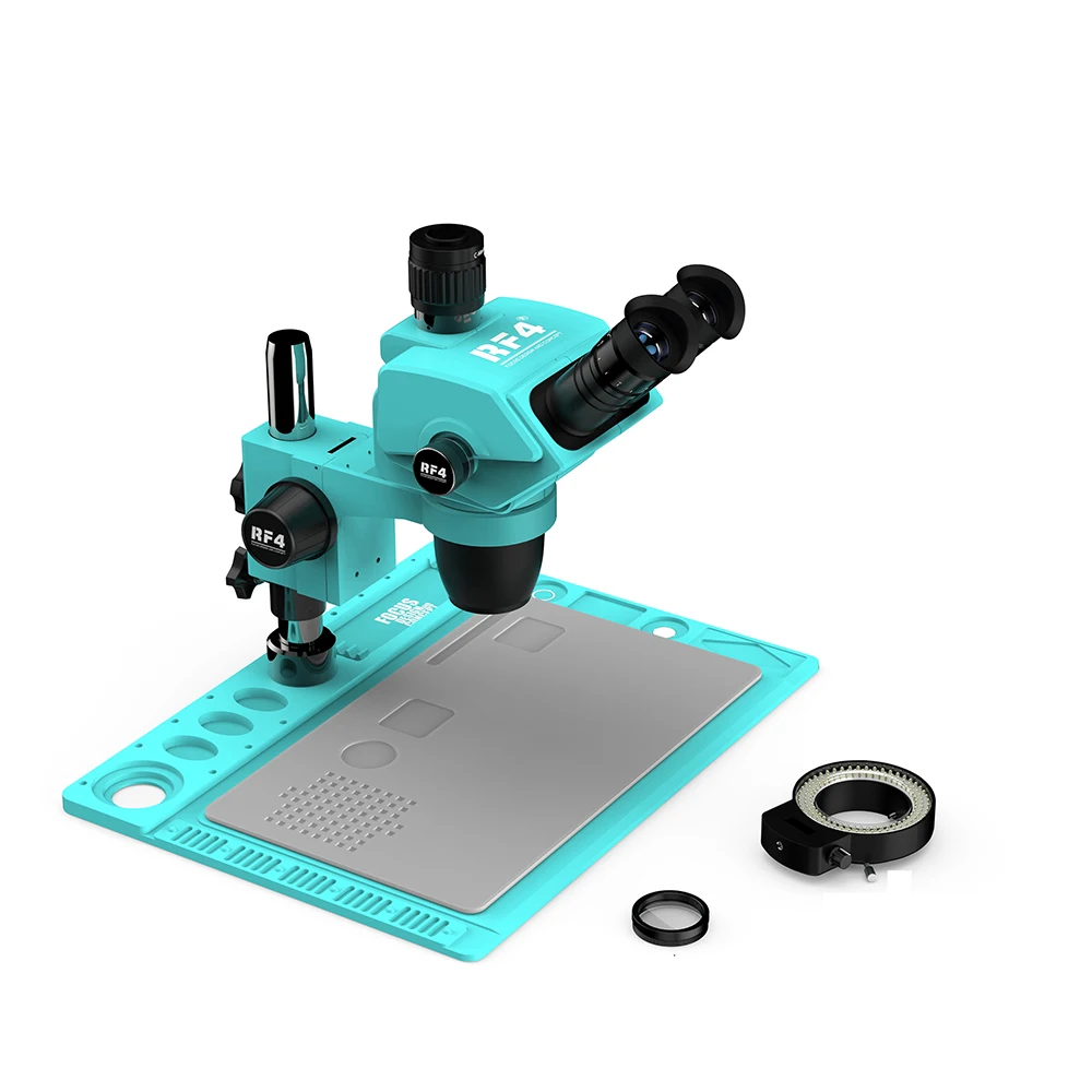 RF4 RF-6565PROD2 Continuous Zoom Trinocular Microscope WF10X23 Wide ...