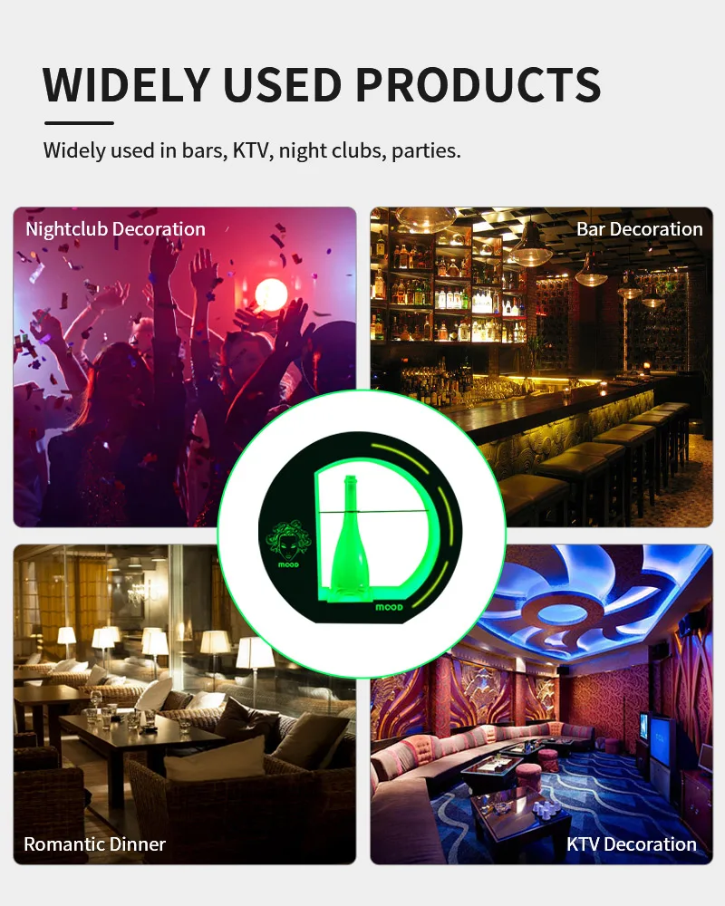 Wholesale Acrylic Wine Display Rack Nightclub Bar Ktv Party Display ...