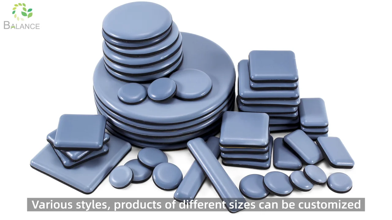 Heavy Duty Wooden Furniture Chair Tables Feet Pad Nail-on Slider Glide ...