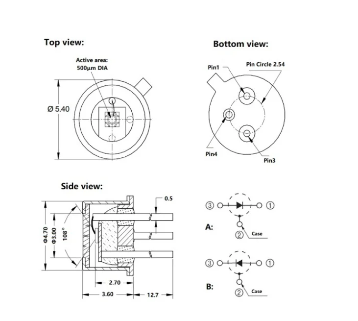 High-sensitivity Light Detection with TO-46 APD Photodiode