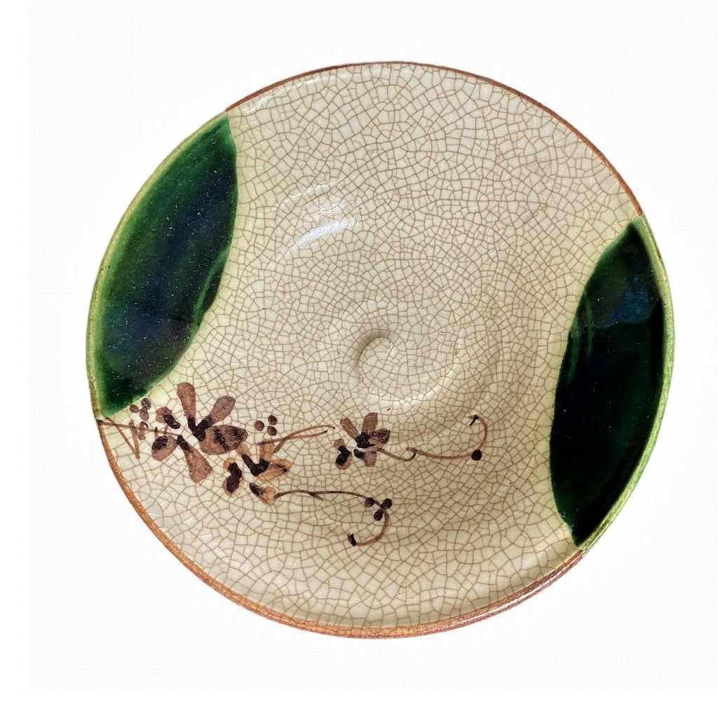 Traditional handmade dinner pottery set Japanese porcelain small plate ...