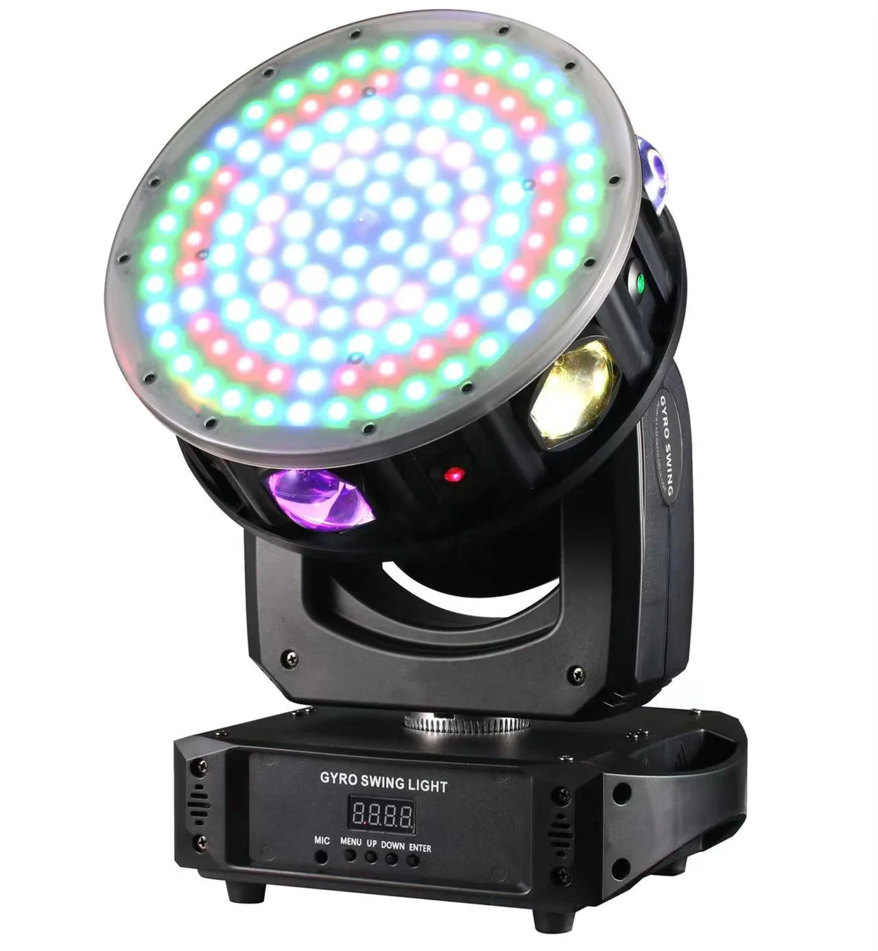 Disco night club led laser beam pixel swinging screen moving head light ...
