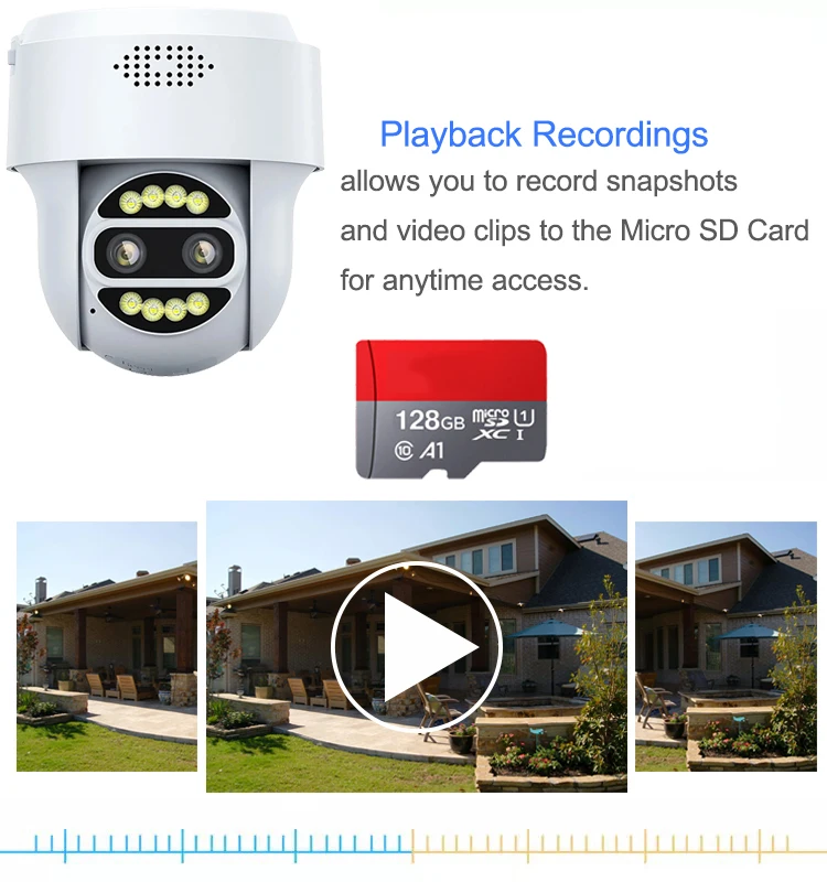 Camhipro 2K 4MP Home Security Camera with Human Detection