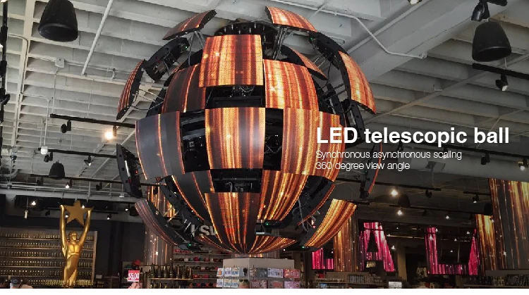 Creative Led Telescopic Ball P2.5mm Led Video Display Indoor Outdoor ...