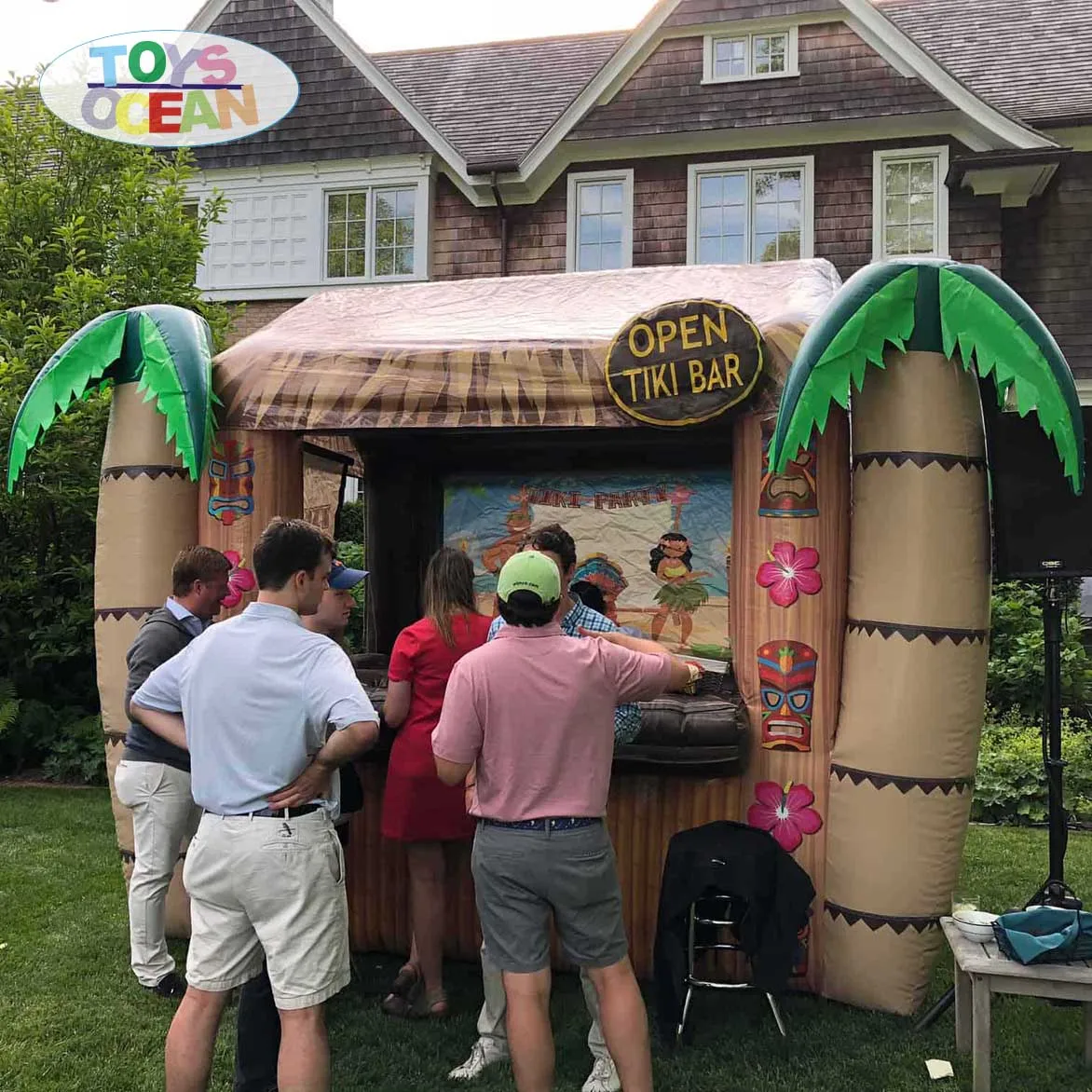 Customized Outdoor Backyard Summer Party Used Portable Inflatable Tiki ...