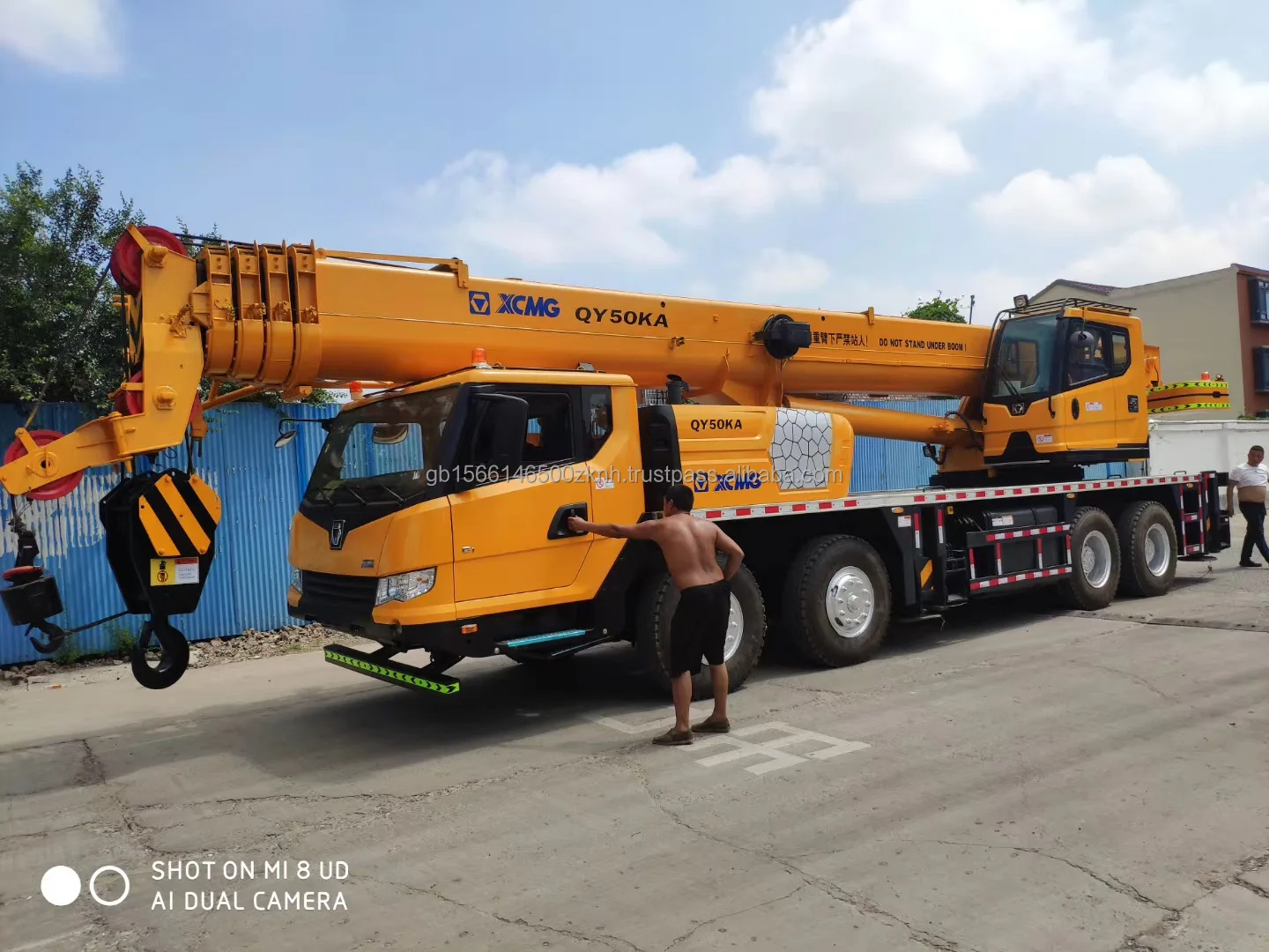 Used Truck Crane 50 Ton Used Crane Second Hand Truck Crane Heavy ...