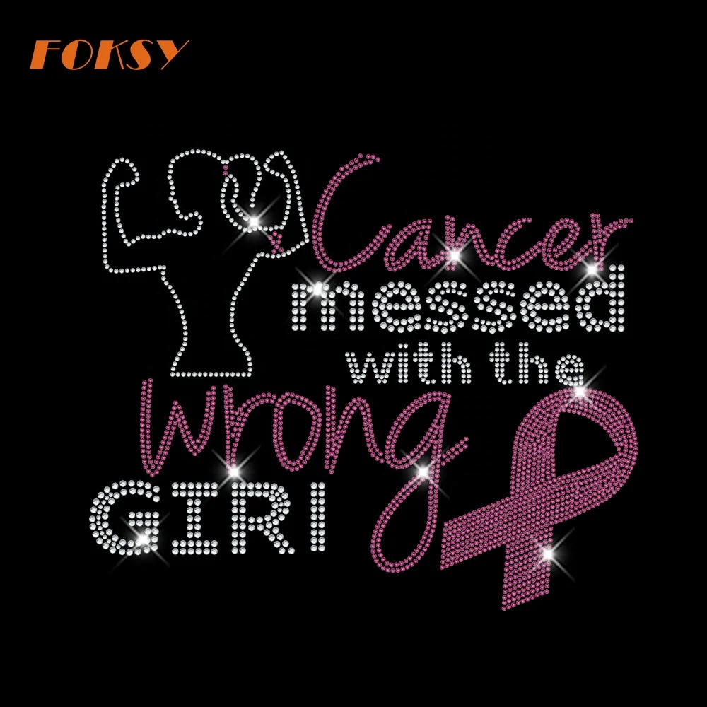 Custom Rhinestone Logo Heat Transfer Design - Hotfix Rhinestones