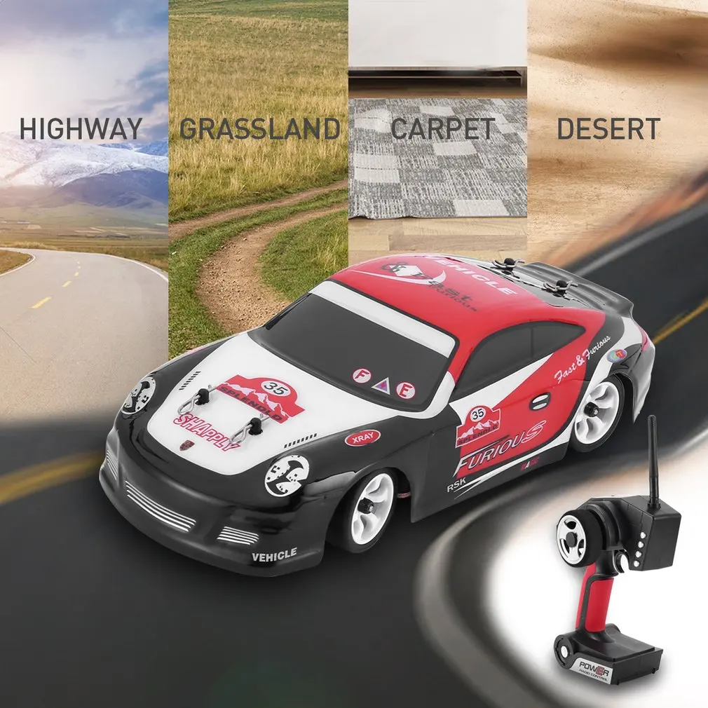 NEW Wltoys RC Cars 1:28 RTR 2.4G 4WD 4 Channels 30KM/H Racing Car Drift ...