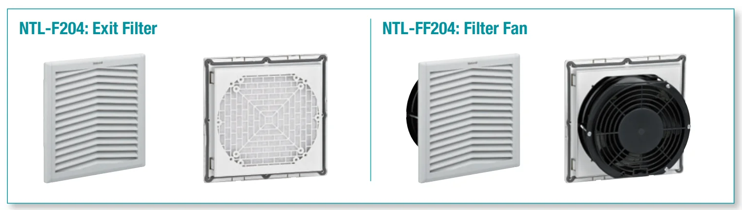 Natural NTL-FF204 Industrial Control Cabinet Ventilation