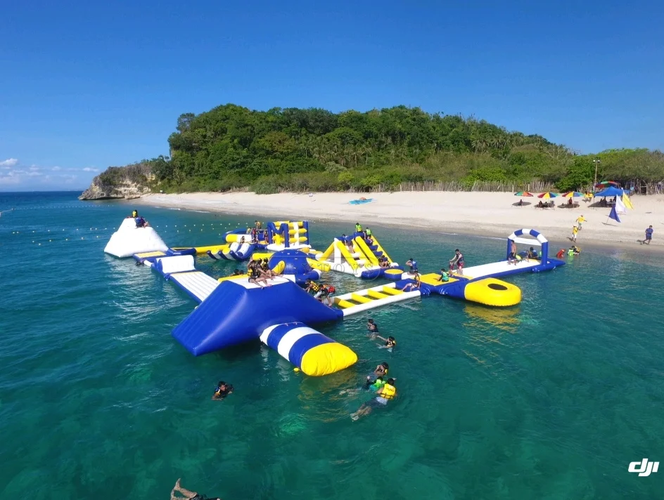 Customization Free Combination Inflatable Floating Obstacle Course Aqua ...