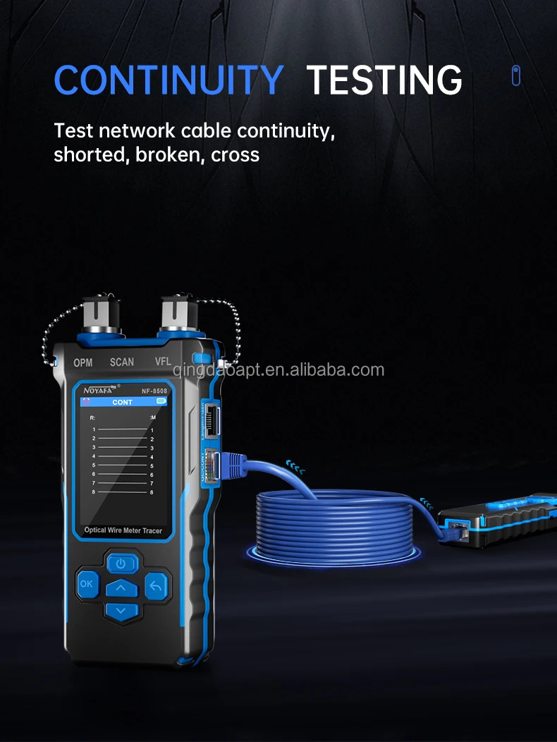 Noyafa NF-8508 Multi-Function Optical Network Cable Tester Tool for ...