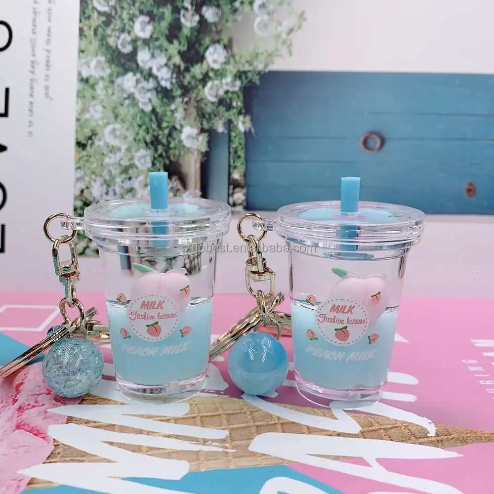 Heart Shape Surface Liquid Keychain Custom Glitter Keychains - Buy ...