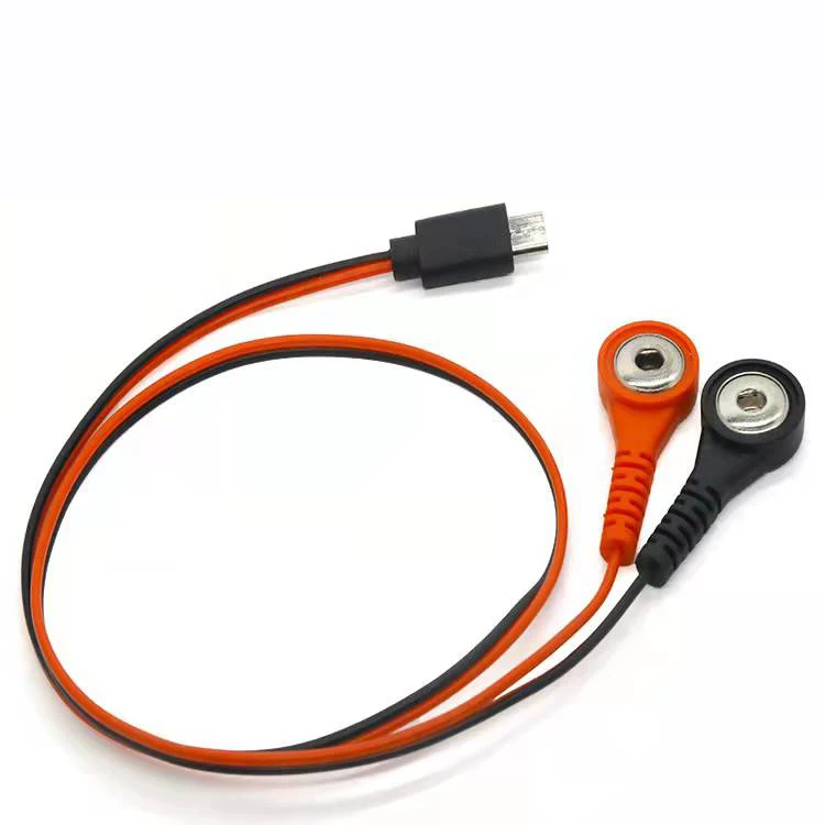 Medical Snap Button Cable Ecg Cable Tens Electrode Lead Wires - Buy ...
