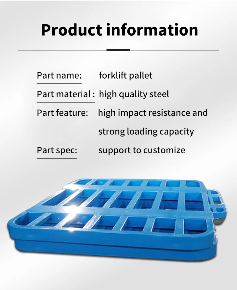 High Quality Durable Warehouse Heavy Duty Steel Pallet Single Faced ...