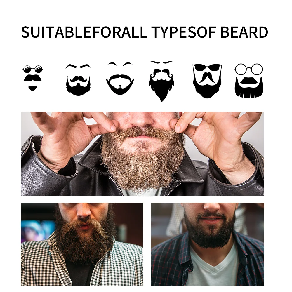 Private Label Professional Natural Organic Beard Growth Oil Beard Care ...