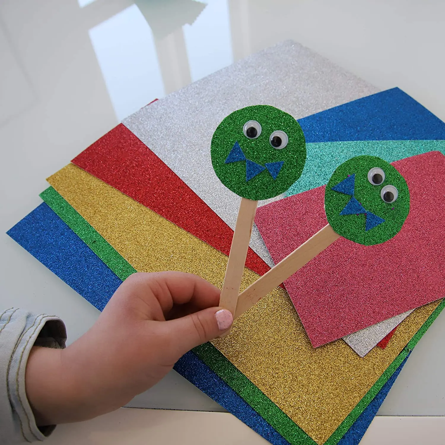 Glitter Cardstock Paper Premium Multicolor A4 Glitter Paper For Diy ...