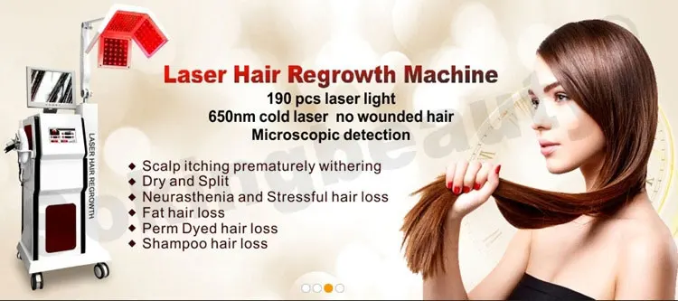 Professional Laser Hair Growth System Laser Therapy Hair Regrowth Laser ...