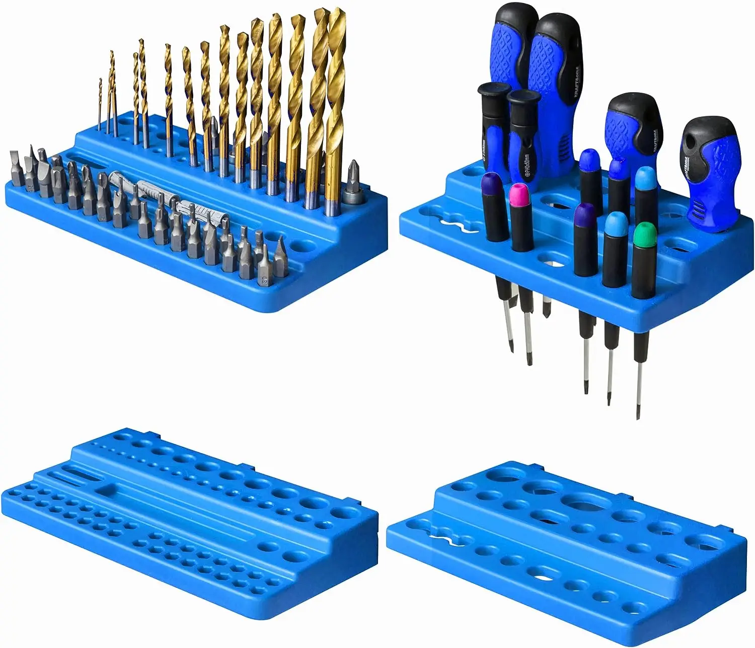 Wall Mounted Plastic Storage Box Pegboard 1728x780mm with 46 Stackable ...