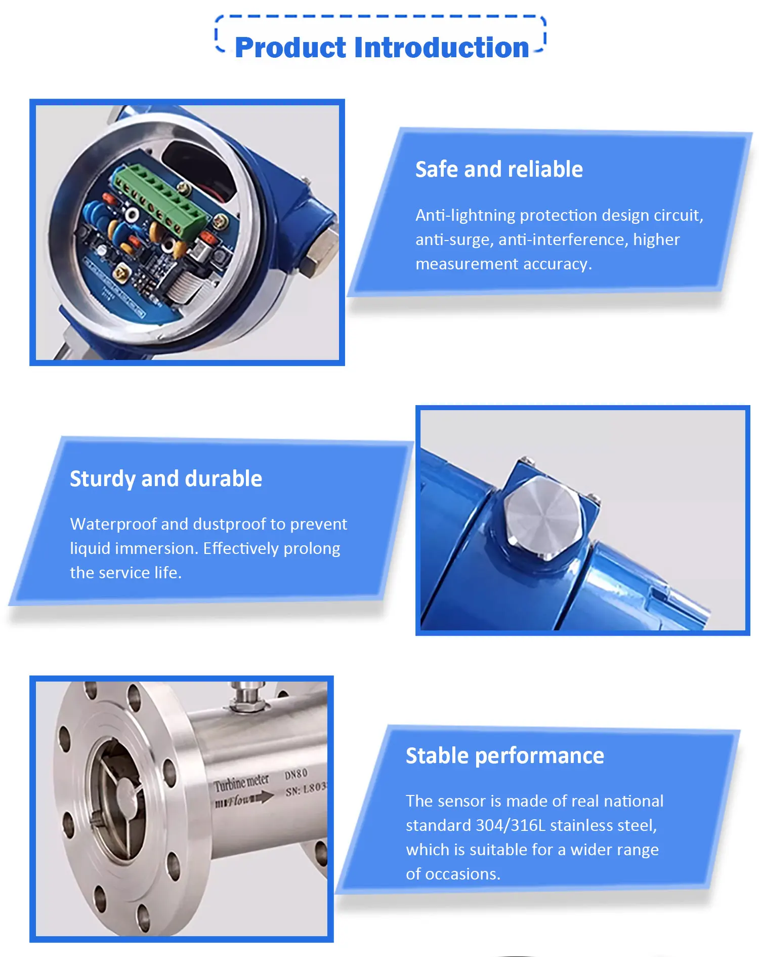 Oem Rs485 Turbine Flow Meter Enclosure Type 4 20ma Turbine Flow Meter For Water Milk - Buy ...