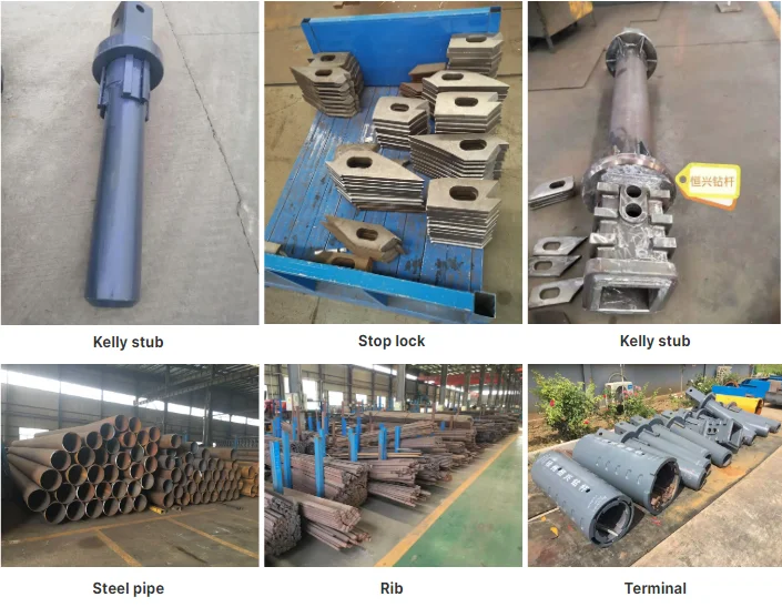 Bauer Rotary Drilling Interlock Kelly Bar Pile Drilling Machine Inter ...