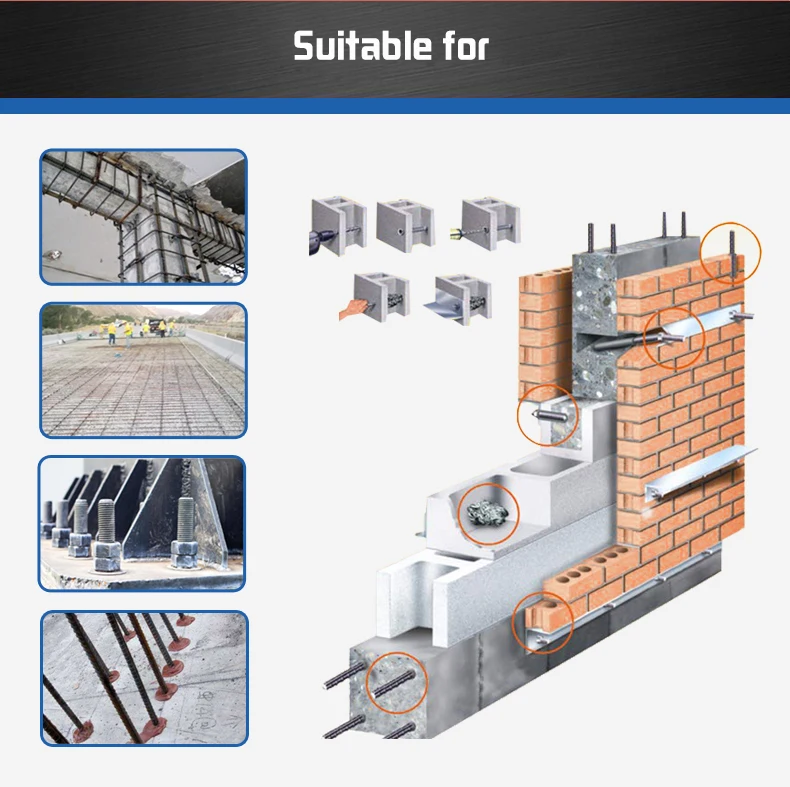Injection Anchoring Adhesive Oem Epoxy Resin Bonded Chemical Anchor ...