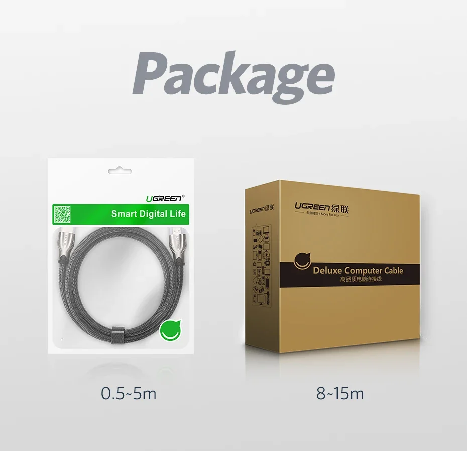 Ugreen 4k Hd-mi 2.0 Cable Hd-mi Digital Connecting Cable Compatible For ...
