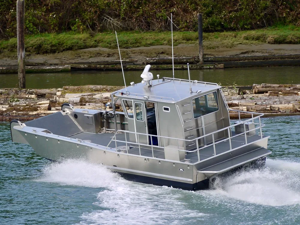 Customized Small Transport Aluminum Work Fishing Boat
