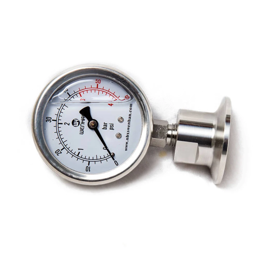 Low-maintenance Capsule Manometer Diaphragm Seal Pressure Gauge