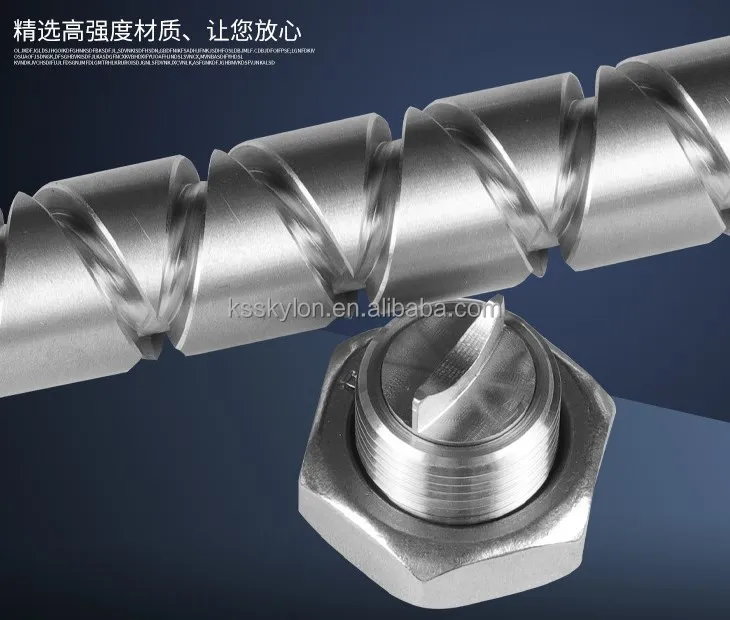 Skylon Customized 12*12mm Reciprocating Screw Self Reversing Screw with ...