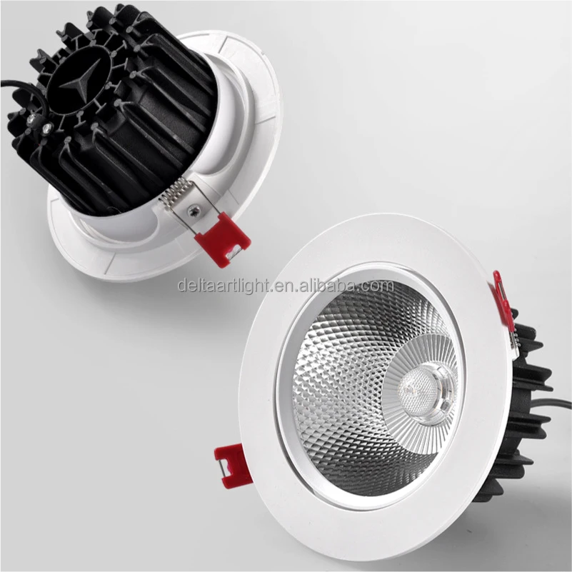 Factory Cob Led Spotlight For Home Hotel Project Black Recessed Ceiling ...