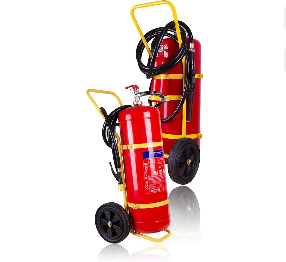 Quality Assurance Firefighting Equipment Trolley Cart Type Foam Fire ...