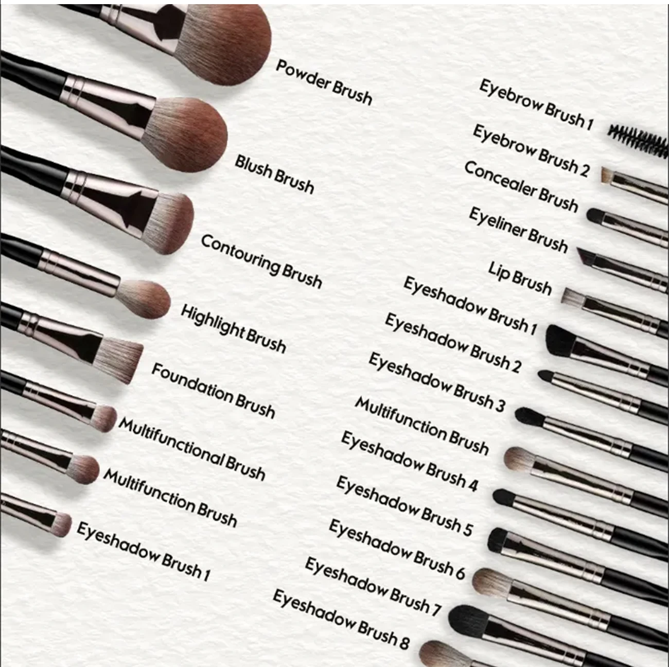 High Quality Custom Luxury Rhinestone Makeup Brush Set Unique ...