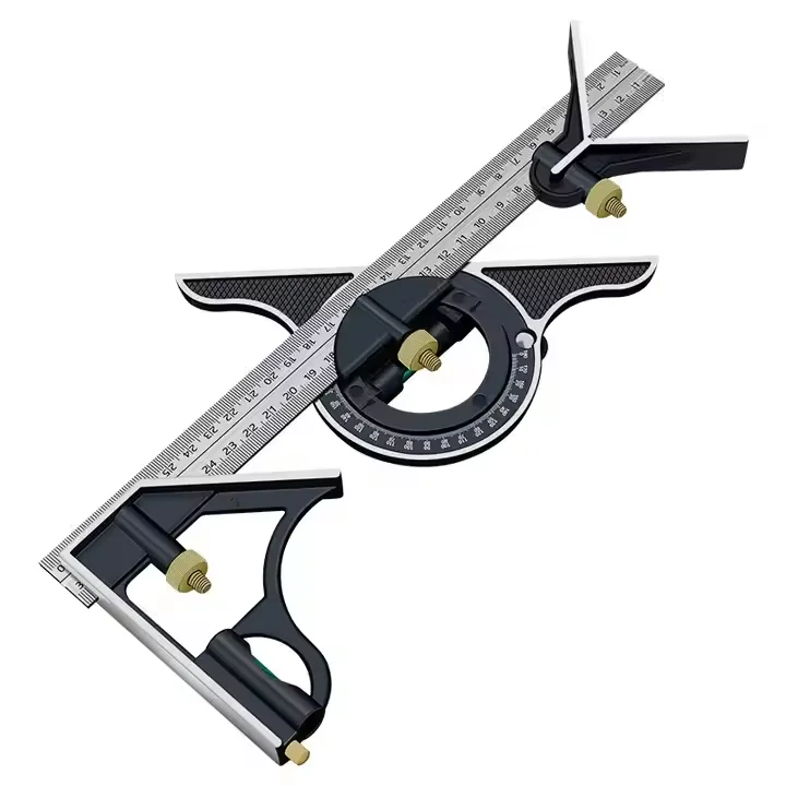 3 in 1 Adjustable Multi Combination Right Angle Ruler 300mm Movable ...