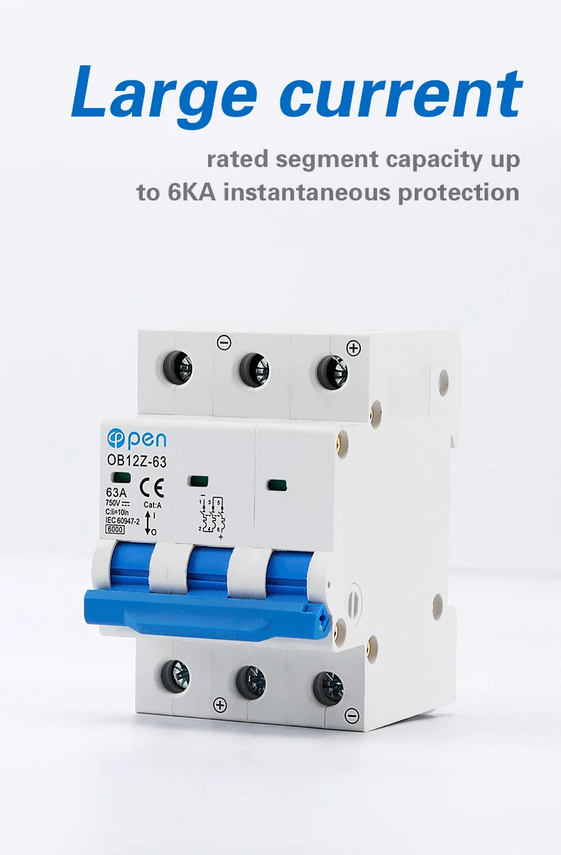DC MCB 12V-60V Circuit Breaker - Battery Protection Switch