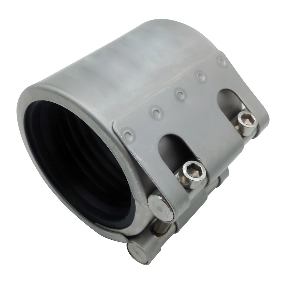 Stainless Steel Single Section Repair Clamps Coupling For Steel,Di,Ci ...