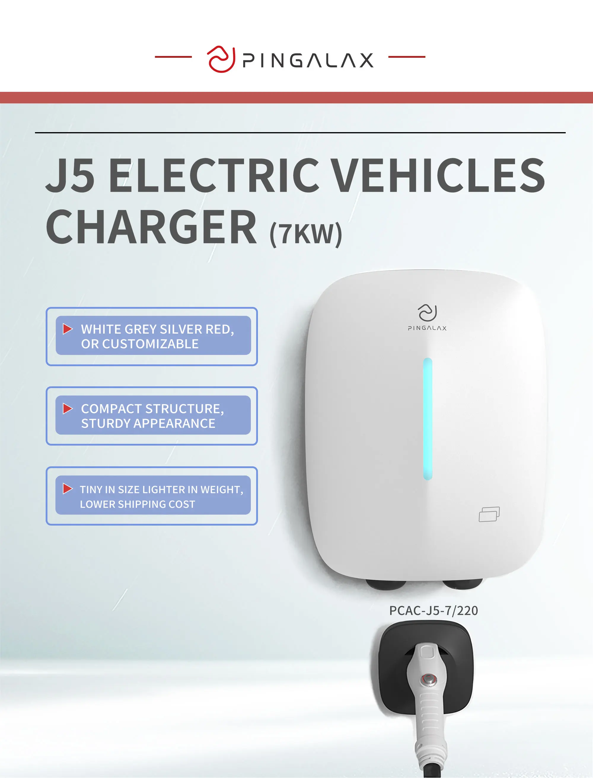 Wall-mounted Fast Ev Charging Stations 7kw 11kw 22kw Smart Ev Charger ...