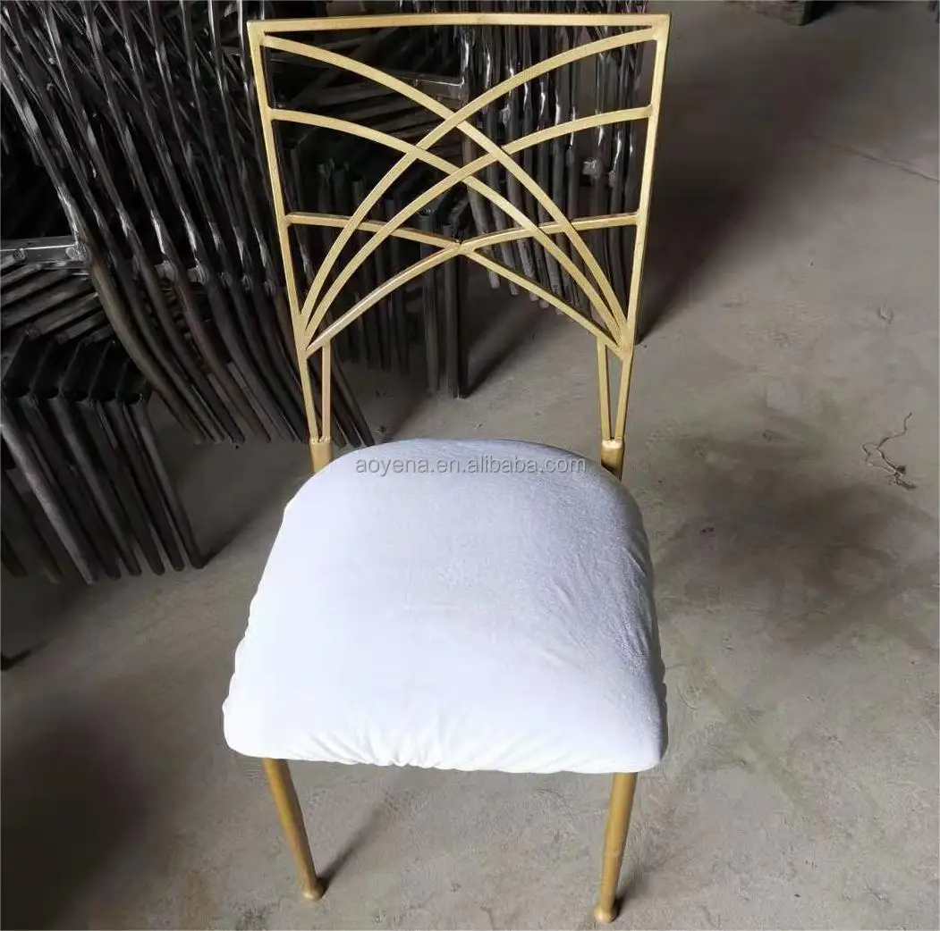 Modern Iron Cross Back Chair Beautiful Chiavari Style For Wedding ...