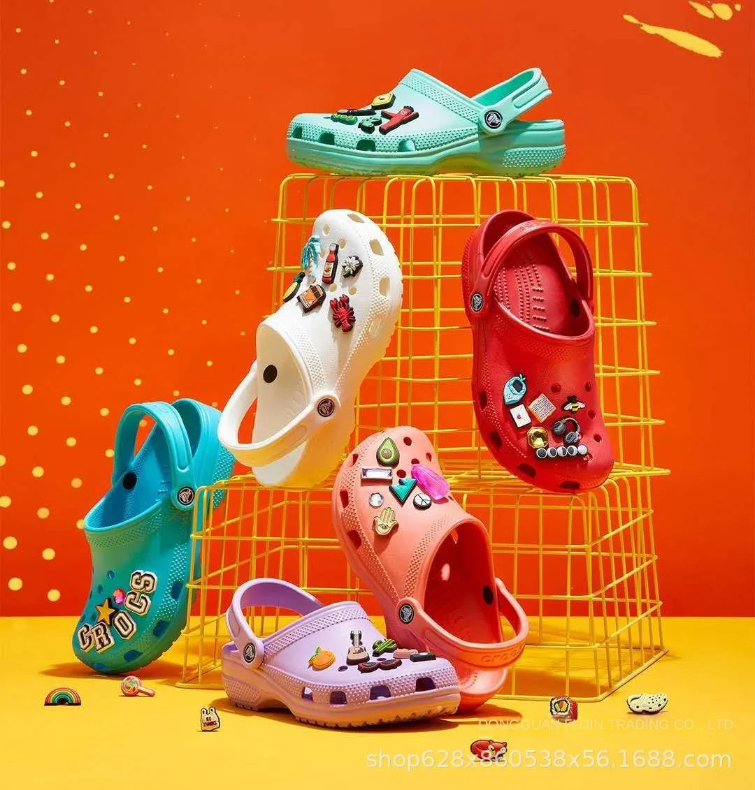 Penguin Shark Mermaid Clog Charm Pvc Shoe Decorations Oem