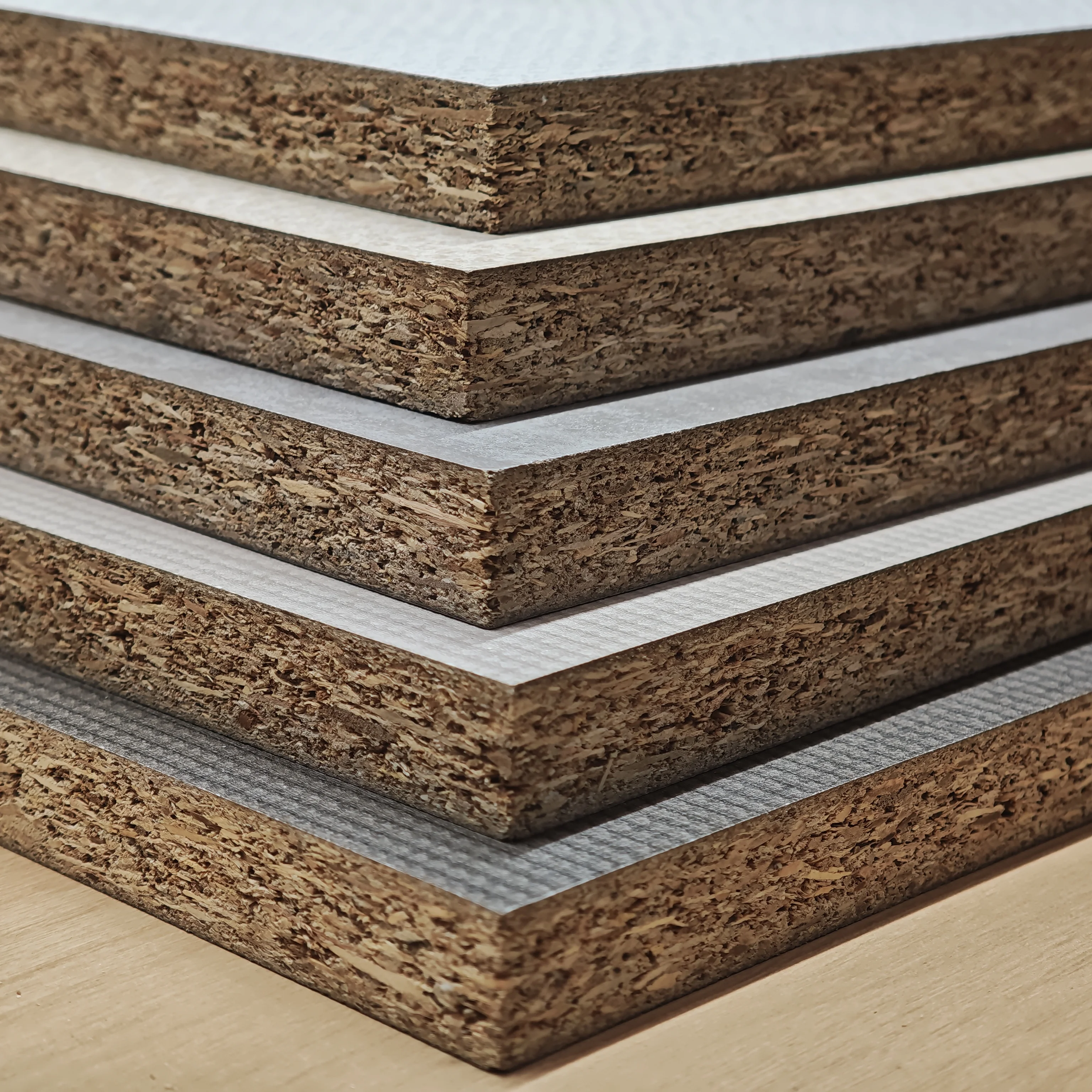 Finished Surface Melamine Laminated Particle Board Furniture Modern ...