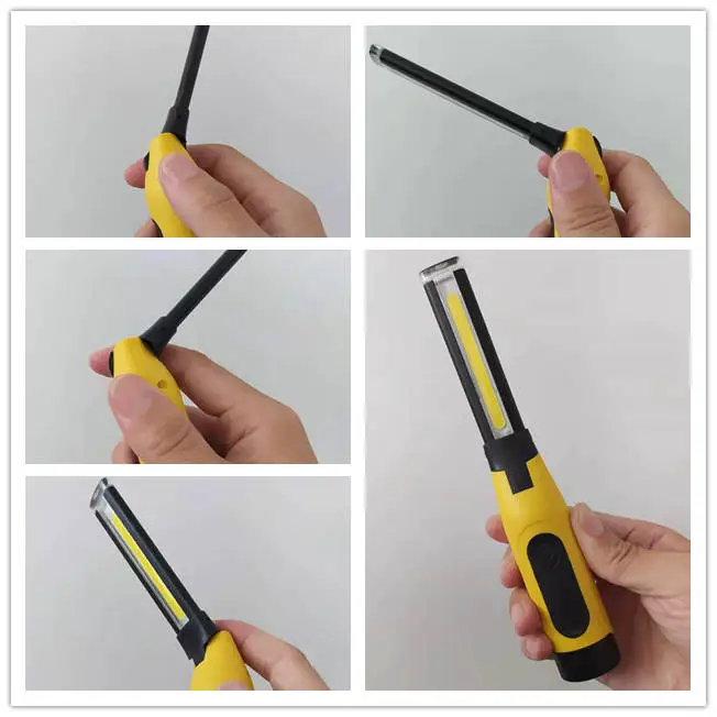Folding Mechanic Craftsman Usb Pen Torch Light Rechargeable 2w Cob Led ...