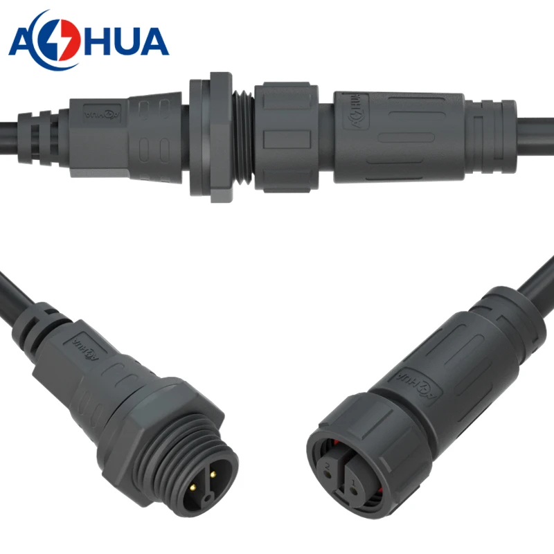 M16 6pin Junction Box Panel Mount Waterproof Male Female Electrical ...