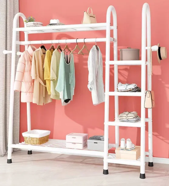 32mm Carbon Steel Multi Coat Hanger Rack - Durable & Stylish