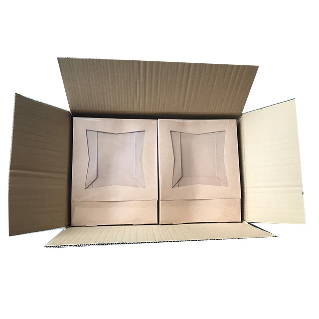 Wholesale 6x6x3 Inch Paperboard White Window Bakery Box Cake Box For ...