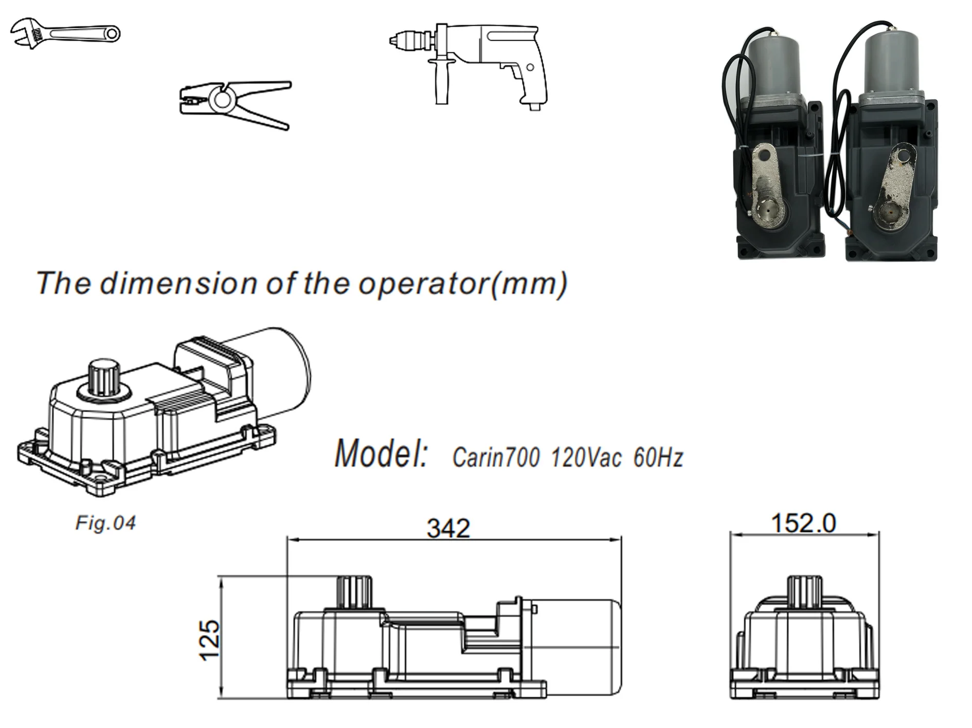 Modern Auto 180 Degrees Swing Gate Opener Waterproof Underground Motor ...