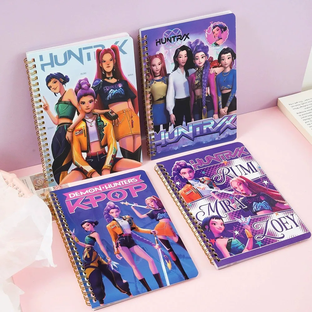 Kpop Demon Slayer A5 Notebook Witch Group Gaza Boys Band Cartoon ...