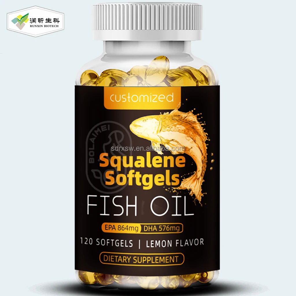 Amazon Squalane Supplements Epa Dha Efa Algae Deep Sea Fish Oil Omega 3 6 9 1000mg Softgel ...