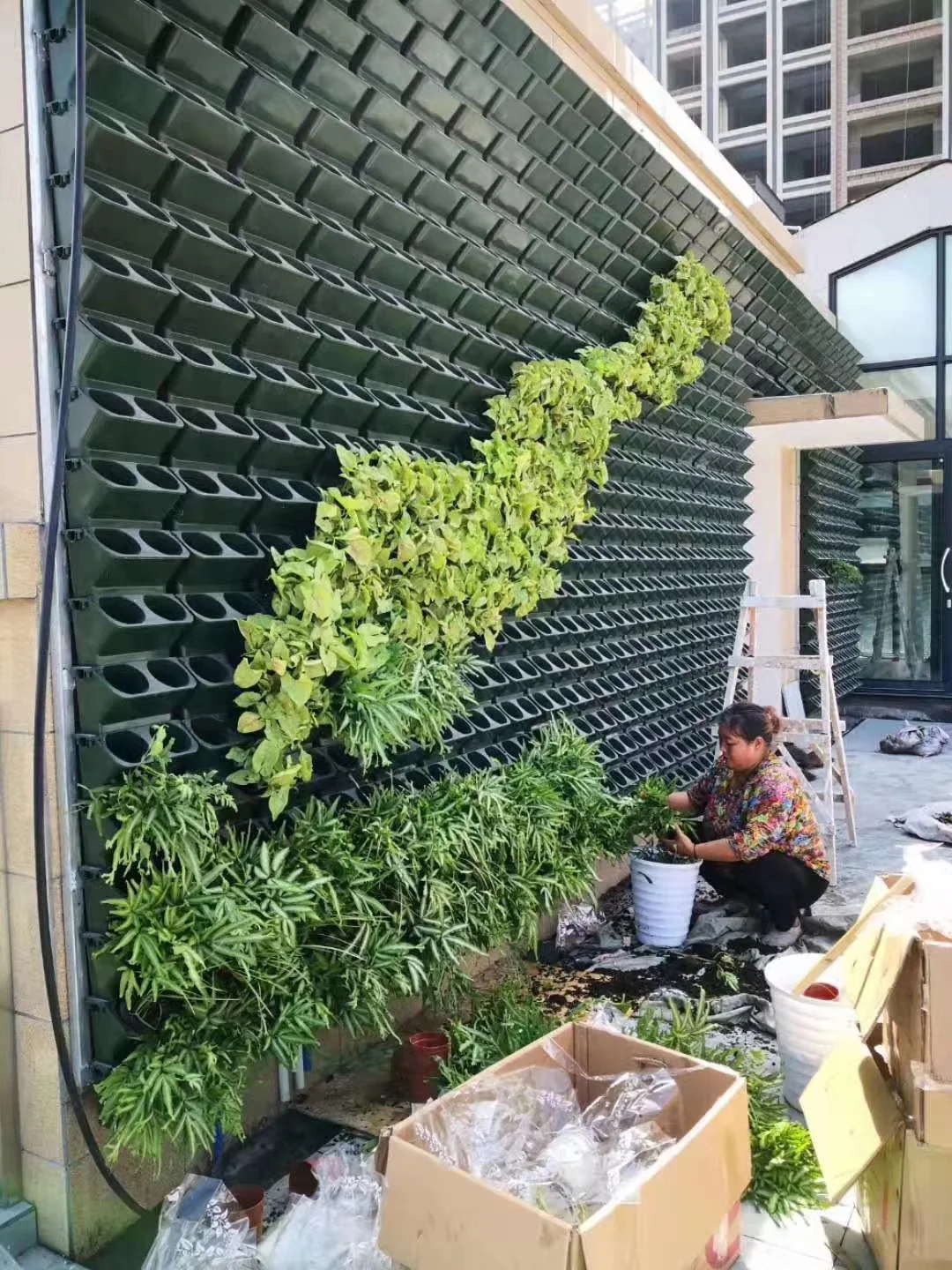 Self Watering Green Wall Pot - Vertical Gardening Solutions