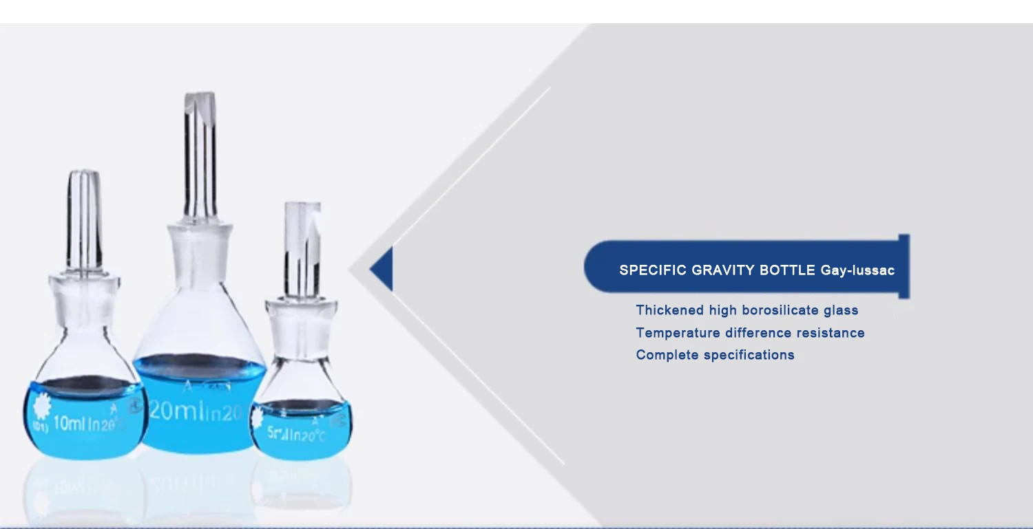 Laboratory Specific Gravity Bottle Cement Pycnometer Chatelier Flask ...