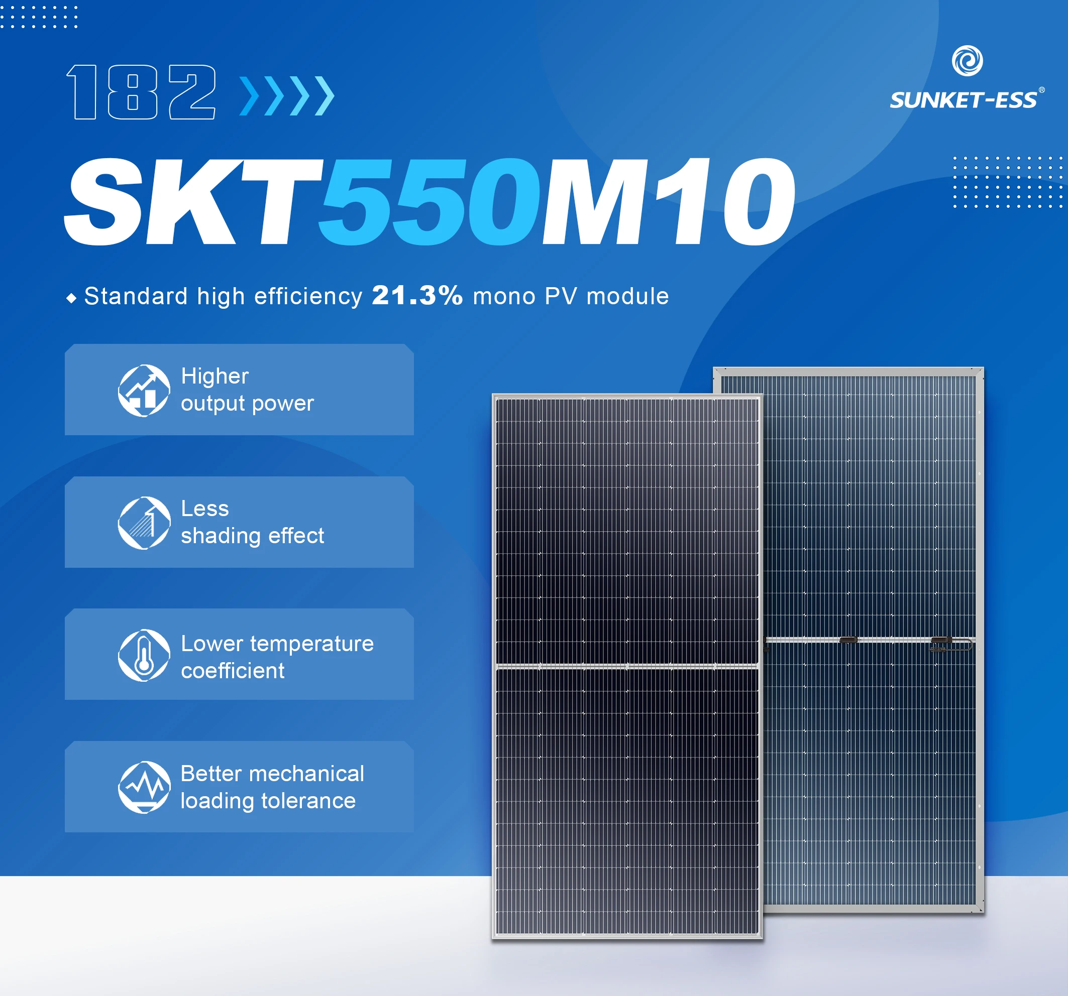 182mm 144 Cells Bifacial 550 Watt Paneles Solares Chinos Best Precio ...