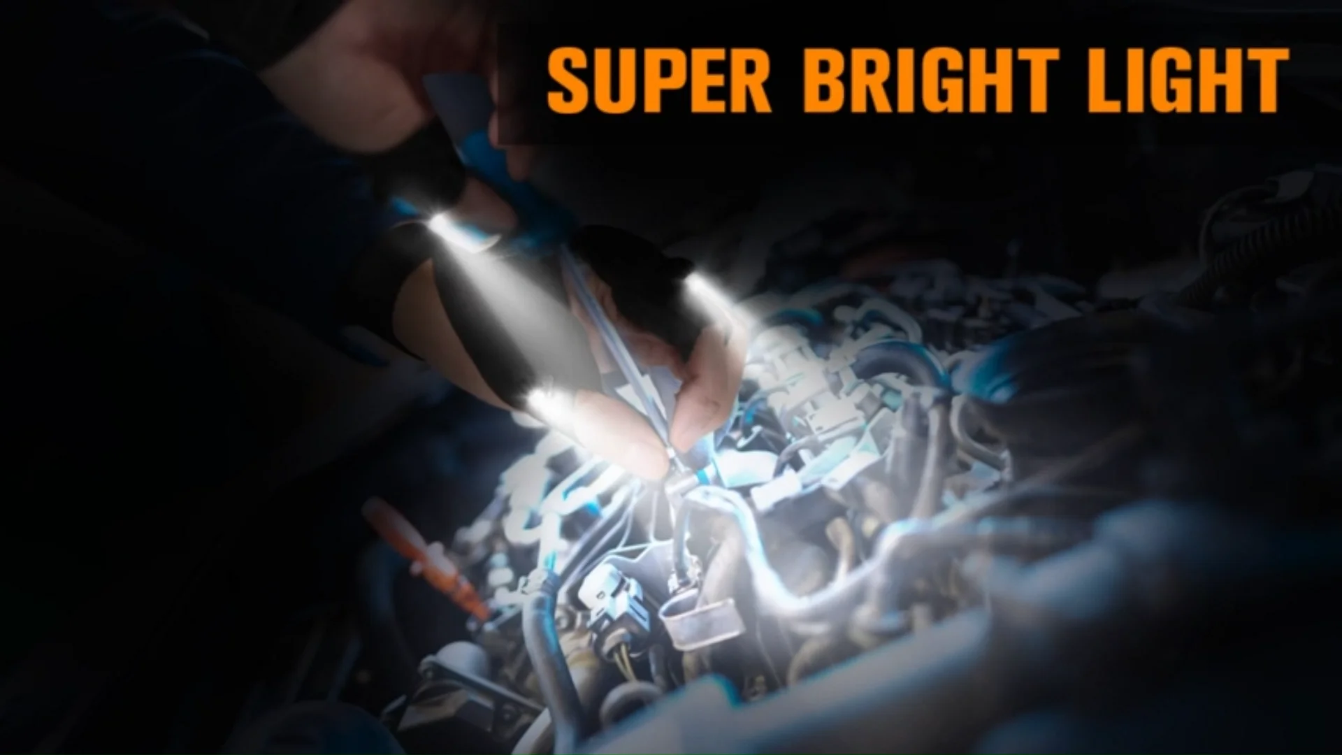 Portable Waterproof Flexible Led Flashlight Gloves Finger Light Fishing ...